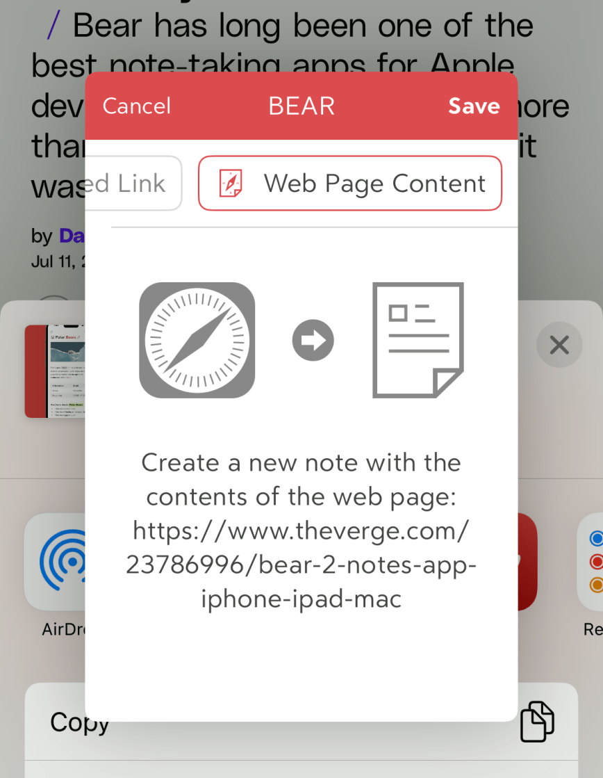 How to Use Bear with Apple’s Built-in Apps